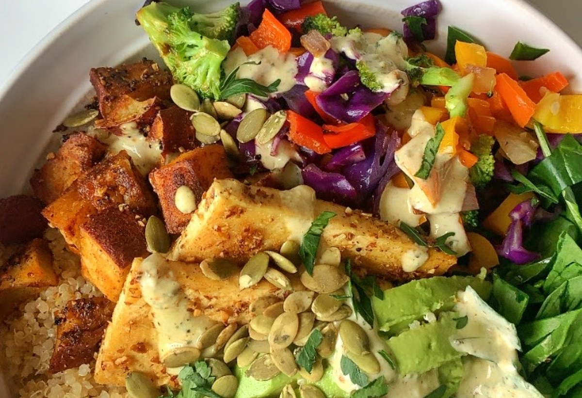 Glowing Rainbow -- Macrobiotic Bowl – Act+Acre UK